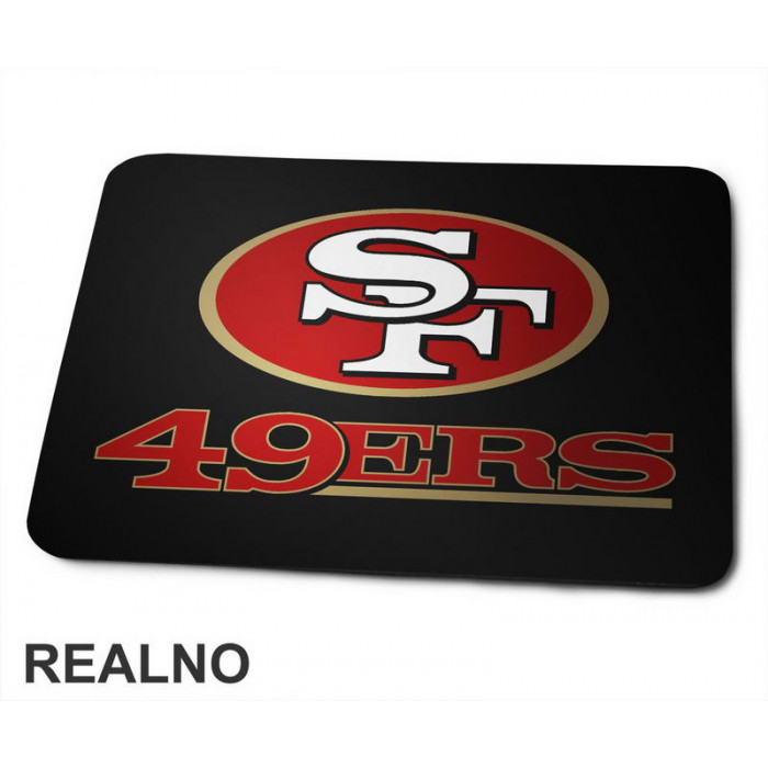 SF - 49ERS - SAN FRANCISCO - LOGO - NFL - AMERIČKI FUDBAL - PODLOGA ZA MIŠ