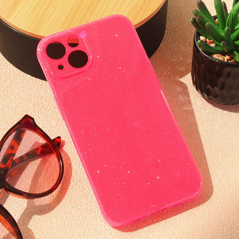 Maskica Sparkle Dust za iPhone 13 6.1 pink