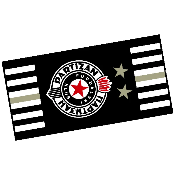 FK PARTIZAN PEŠKIR ZA PLAŽU GRB