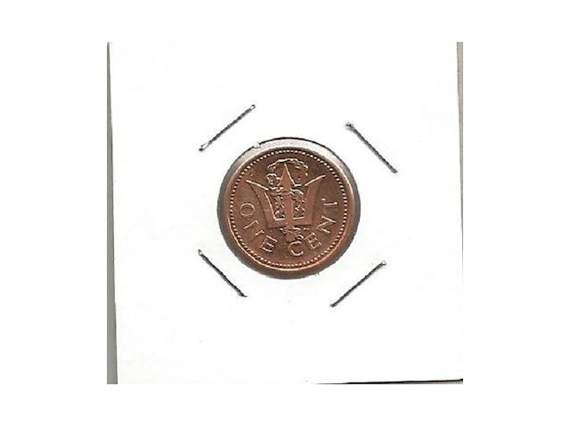 a4 Barbados 1 cent 1996.