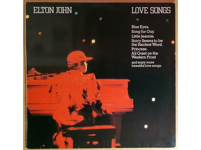 LP ELTON JOHN - Love Songs (1982) Germany, VG-/NM