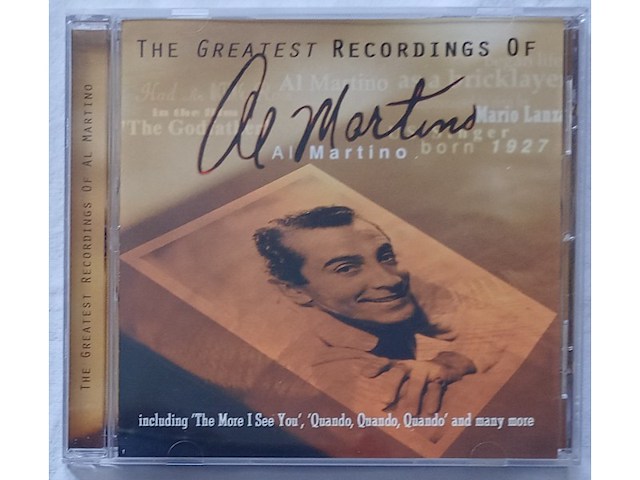 AL  MARTINO  -  THE  GREATEST  RECORDINGS