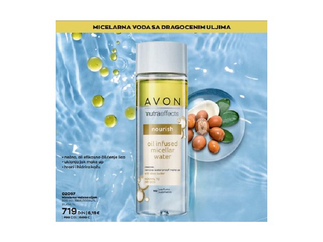 Avon NutraEffects micelarna voda sa infuzionim uljem