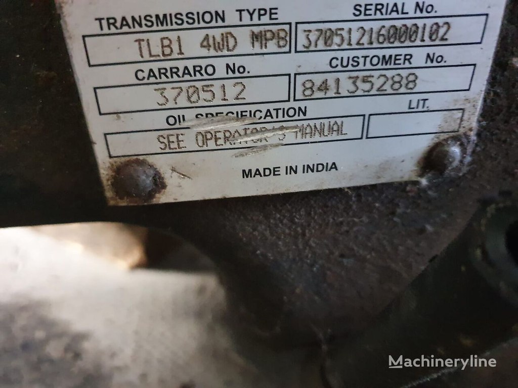 Carraro TLB1-370512 menjač za Case New Holland / CNH bagera-utovarivača