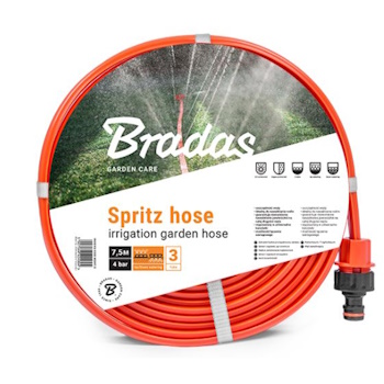 Bradas crevo spritz hose sa 3 kanala 7.5m WSH16