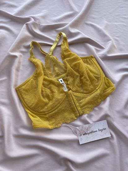 Yellow lace top