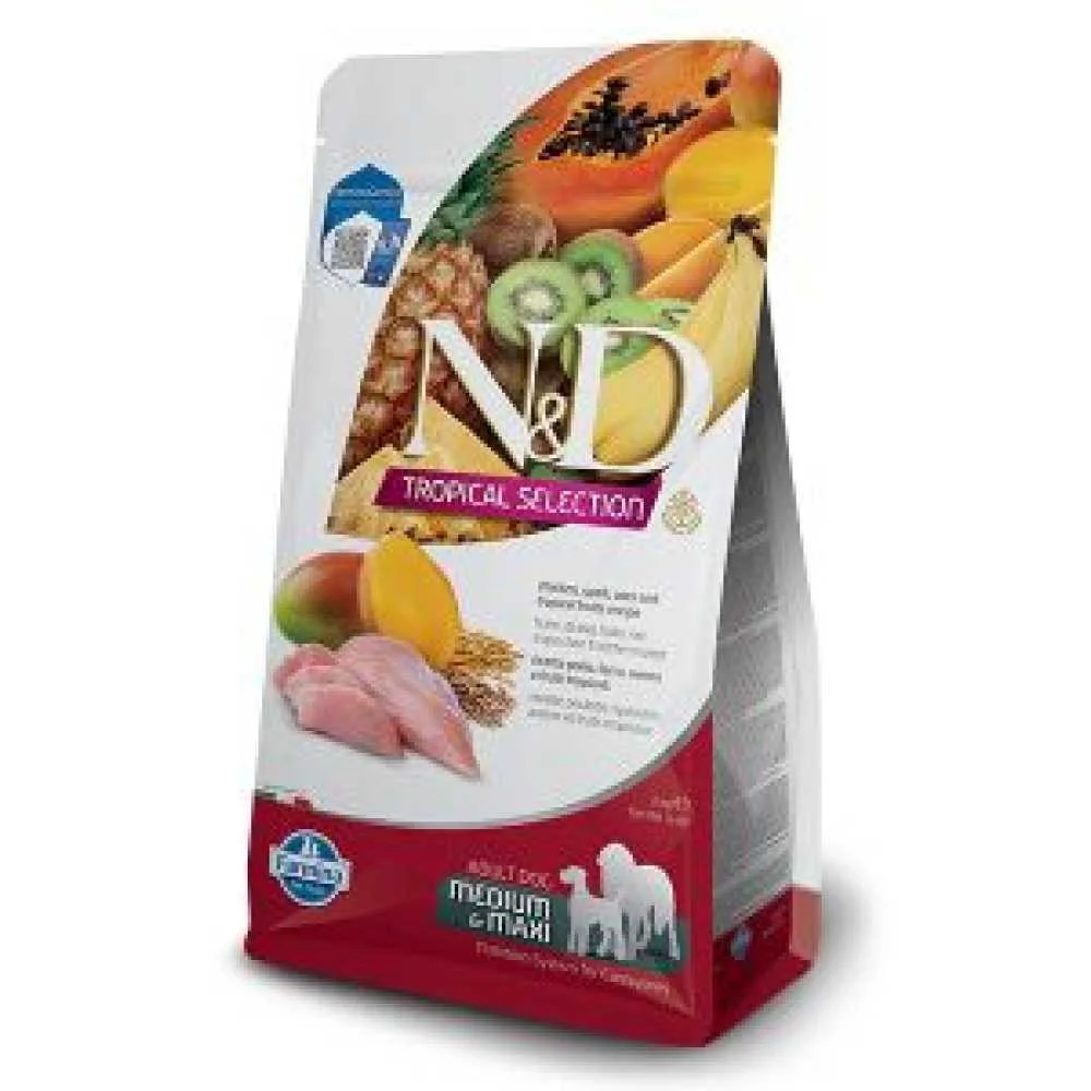 N&D Tropical hrana za pse - Chicken Adult Medium&Maxi 10kg