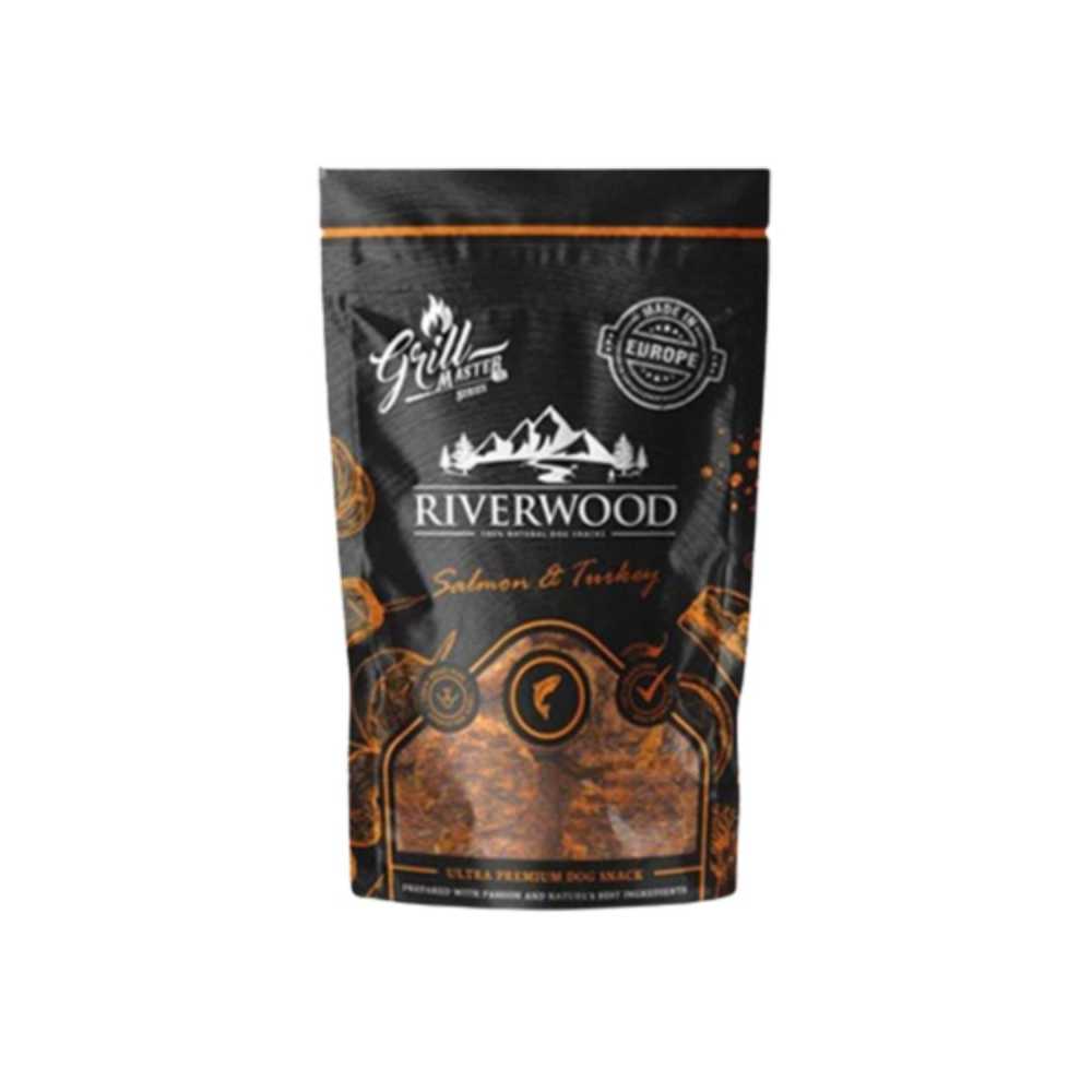 RIVERWOOD poslastica za pse - losos i ćuretina 100g