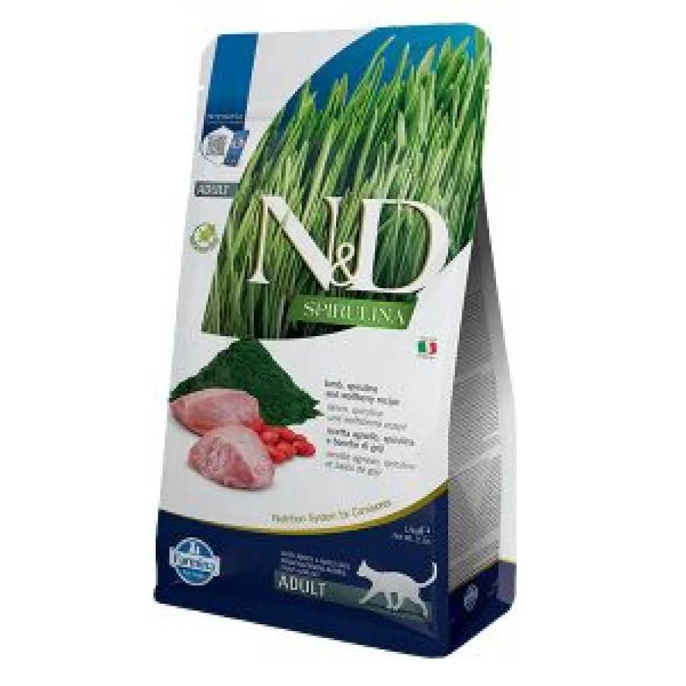 N&D Spirulina hrana za mačke - Lamb 1.5kg