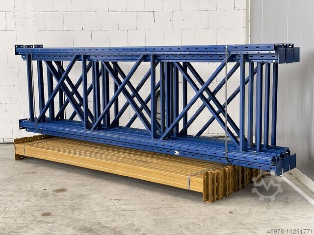 Polica za stalak za palete High Rack
Eurostock AS/ 14,10 lfm/ Ständer: 3.500 x 1.000 mm/ Traverse: 2.700 mm