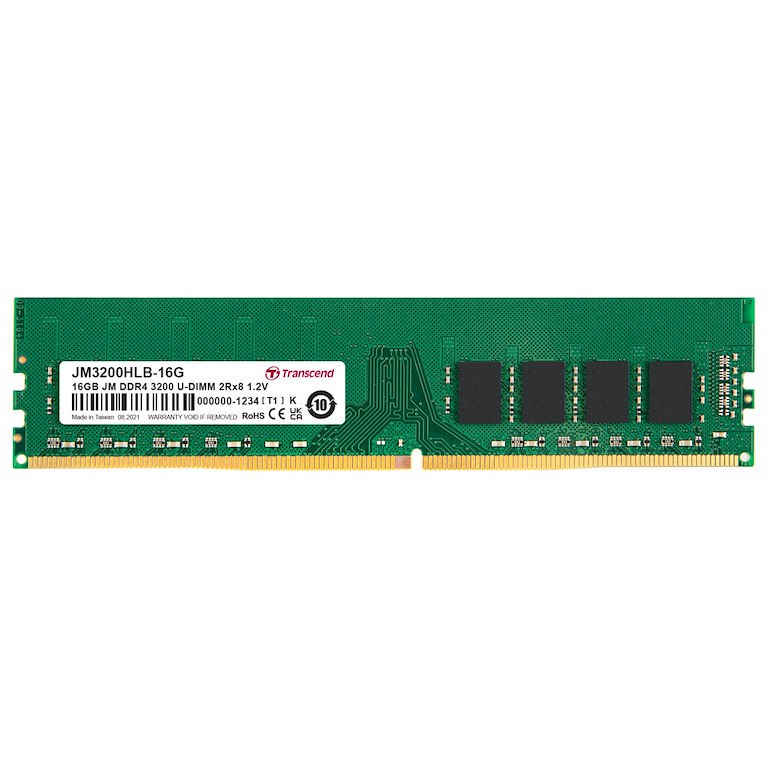 DDR4 16GB JM 3200 U-DIMM 2Rx8 1Gx8 CL22 1.2V