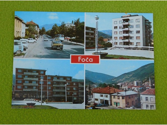 Foča - 4 detalja - zastava 750 , fića, autobus