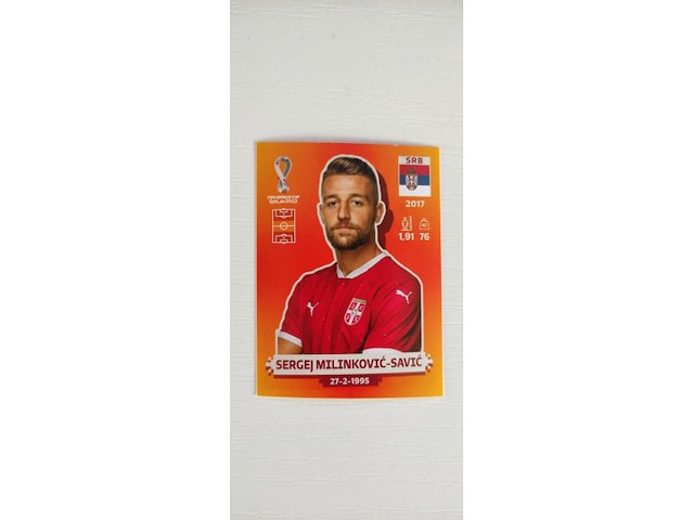 Panini FIFA 2022 Qatar SRB 13