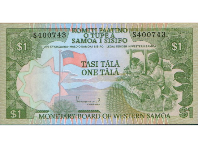 Western Samoa 1 Tala 1980. UNC.