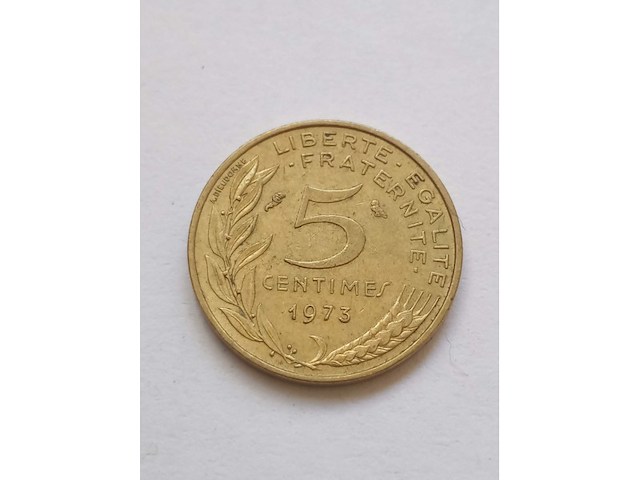 5 Centimes 1973.g - Francuska -