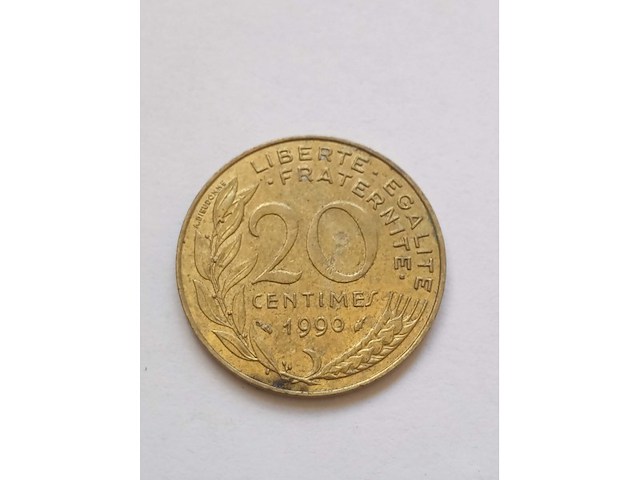 20 Centimes 1990.g - Francuska -