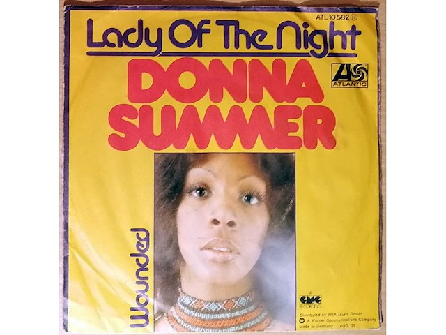 SP DONNA SUMMER - Lady Of The Night (1975) Germany, NM