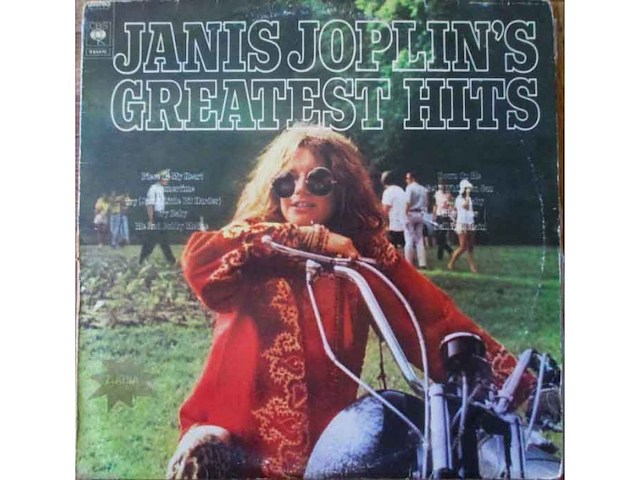 Janis Joplin-Greatest Hits Reissue LP (1986)