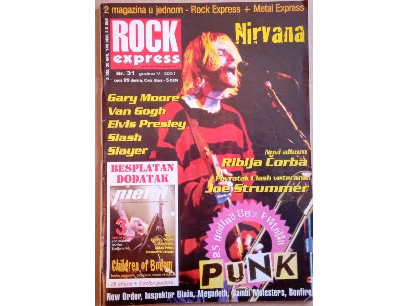 Rock express - br.31 / maj 2001 dvobroj