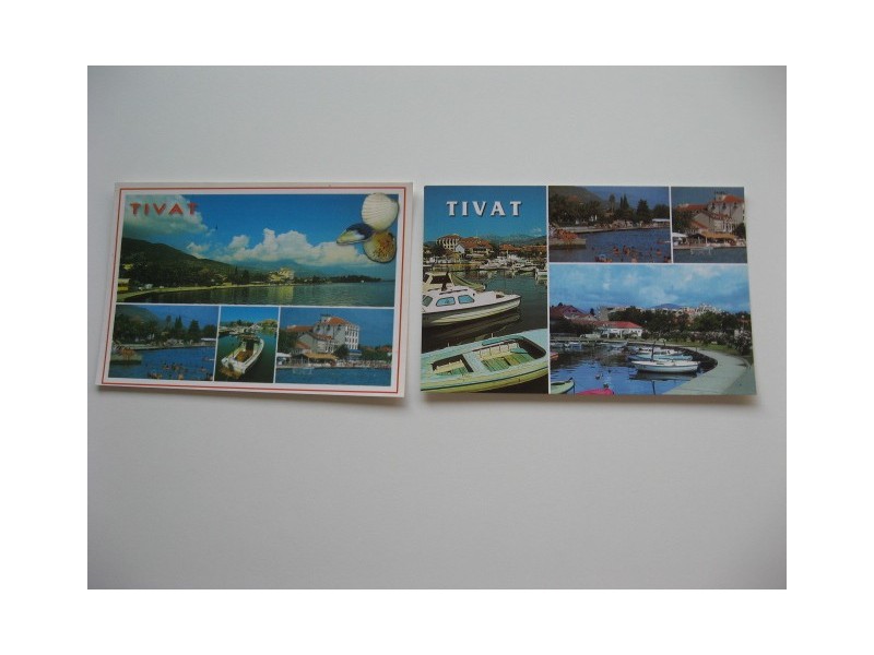Tivat - dve razglednice