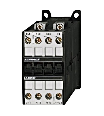 DC-kontaktor 3-polni 7,5kW, AC3, 24VDC +1NC
Nazivna struja 18A, Napon špulne DC 24V