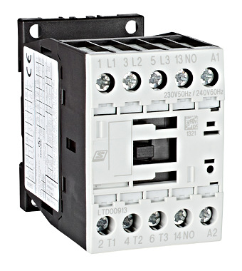 Kontaktor 4kW/9A(AC3)/400V, 1 NO, špulna 230VAC/vel. 0
Veličina 0