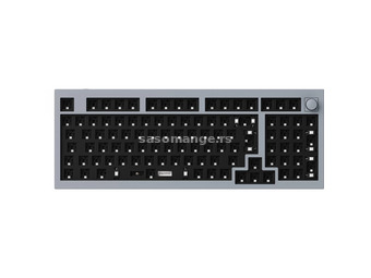 KEYCHRON Q5 Swappable RGB Knob Barebone keyboard ISO grey