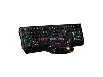 Set Tastatura + Miš A4Tech Q1300 Bloody Neon Illuminated Gaming, USB