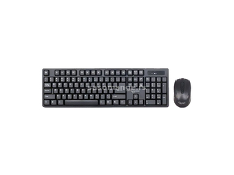 Set Bežična Tastatura + Miš Gembird KBS-W-01, USB Dongle, EN (US)