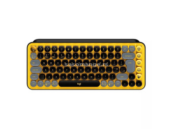 Pop Keyboard with Emoji - Blast Yellow