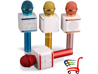 Mikrofon Karaoke Bluetooth model V7 - 4:boje - Mikrofon Karaoke Bluetooth model V7 - 4:boje