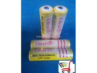 Baterija 18650 Lion UltraFire - Baterija 18650 Lion UltraFire