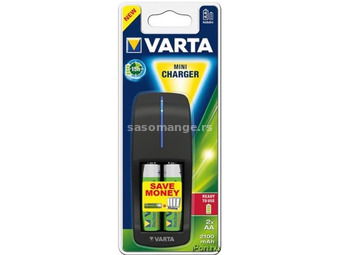 VARTA Mini charger black v2 + 2x800mAh AAA