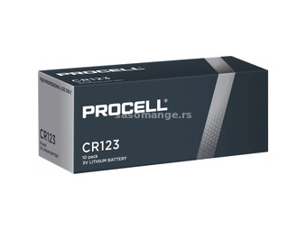 DURACELL Procell CR123A element 10pcs