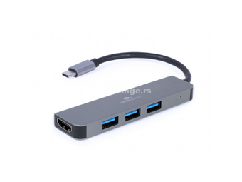 Gembird Cablexpert (A-CM-COMBO2-01) USB Tip-C 2u1 USB HUB