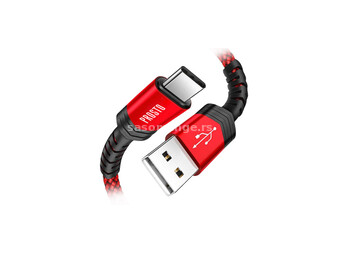 USB 2.0 kabel, USB A- USB C, 1m