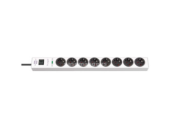 BRENNENSTUHL hugo! 19.500A Over voltage anti protection has automata socket 8 space for plugs whi...