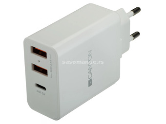 CANYON Multi-USB Wall Charger 2.4A white