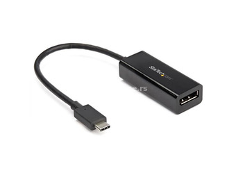 STARTECH USB 3.1 Type C DisplayPort 1.4 Converter Black 15cm CDP2DP14B