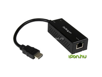 STARTECH HDMI + UTP Connector Black 10cm ST121HDBTD