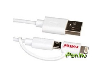 ROLINE USB Micro USB Charger/data cable White 1m 11.02.8325-10