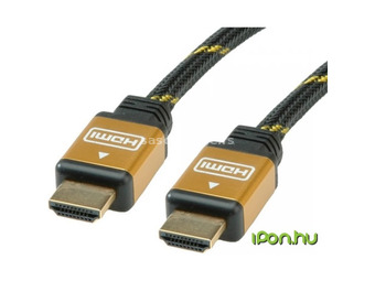 ROLINE HDMI Connector Black-Gold 3m 11.04.5563-20