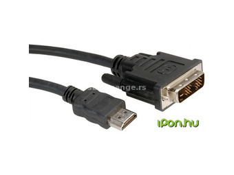 ROLINE DVI-D HDMI Converter Black 2m 11.04.5522-20