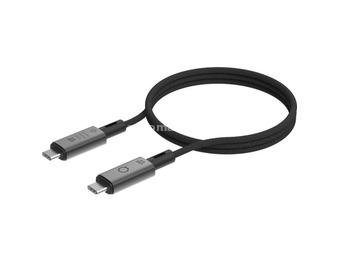 USB 2.0 Type C Connector Black 1m LQ48029