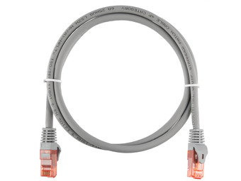 NIKOMAX UTP Connector Gray 5m NMC-PC4UA55B-ES-050-C-GY
