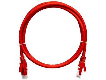 NIKOMAX UTP Connector Red 10m NMC-PC4UE55B-100-RD