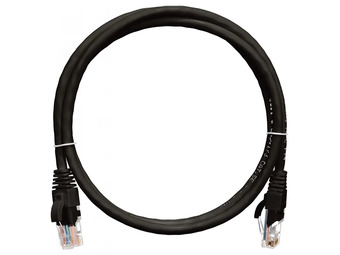 NIKOMAX UTP Connector Black 5m NMC-PC4SA55B-050-C-BK