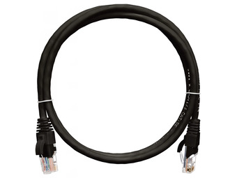 NIKOMAX UTP Connector Black 15m NMC-PC4UE55B-150-C-BK