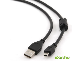 GEMBIRD USB Mini USB Converter Black 1.8m CCF-USB2-AM5P-6