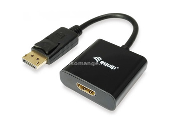 EQUIP DisplayPort 1.2/1.2a HDMI Converter Black 15cm 133438